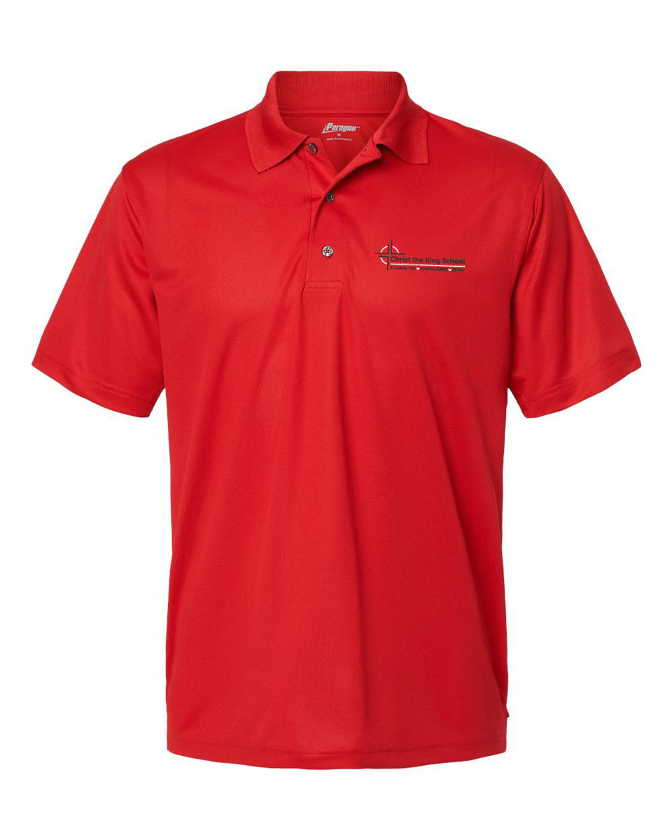 ADULT - Dry Fit Short Sleeve Polo - Red – THE SPIRIT SHOP